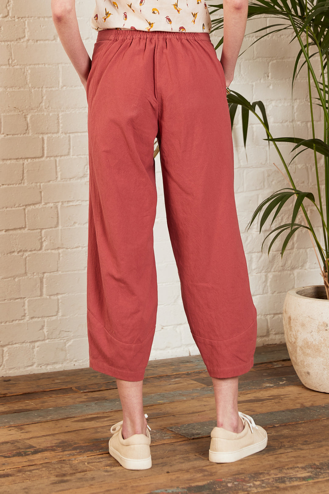 Cotton Bubble Trousers